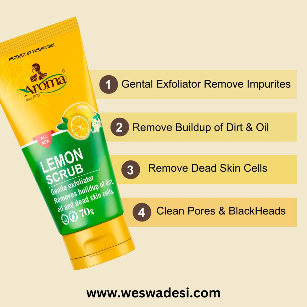 Aroma Lemon Scrub - WeSwadesi - Online shopping site for make in India ...