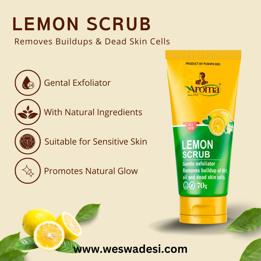 Aroma Lemon Scrub - WeSwadesi - Online shopping site for make in India ...